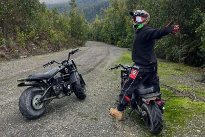 FatCat Mini Bike FC-212 offroad fat wheel 212cc petrol 4 stroke engine ...