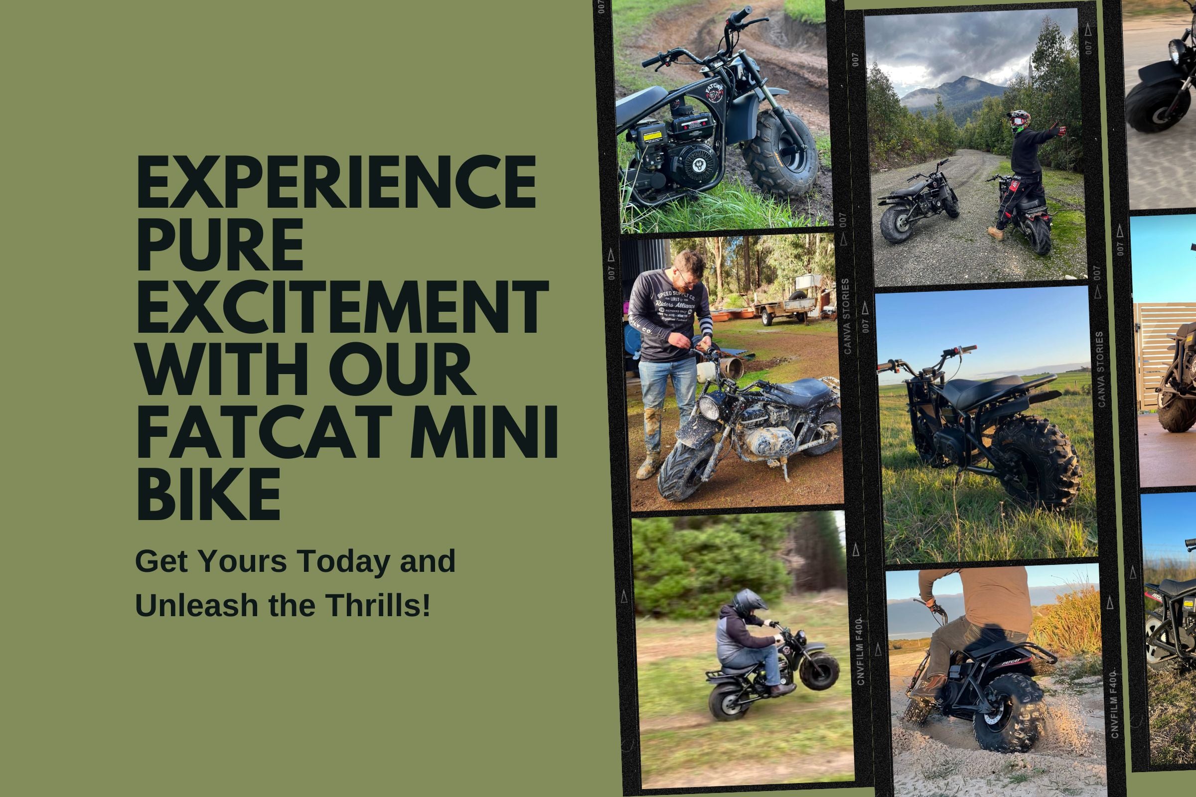 Mini bike off road, motor bikes with fat wheels – FatCat Bikes