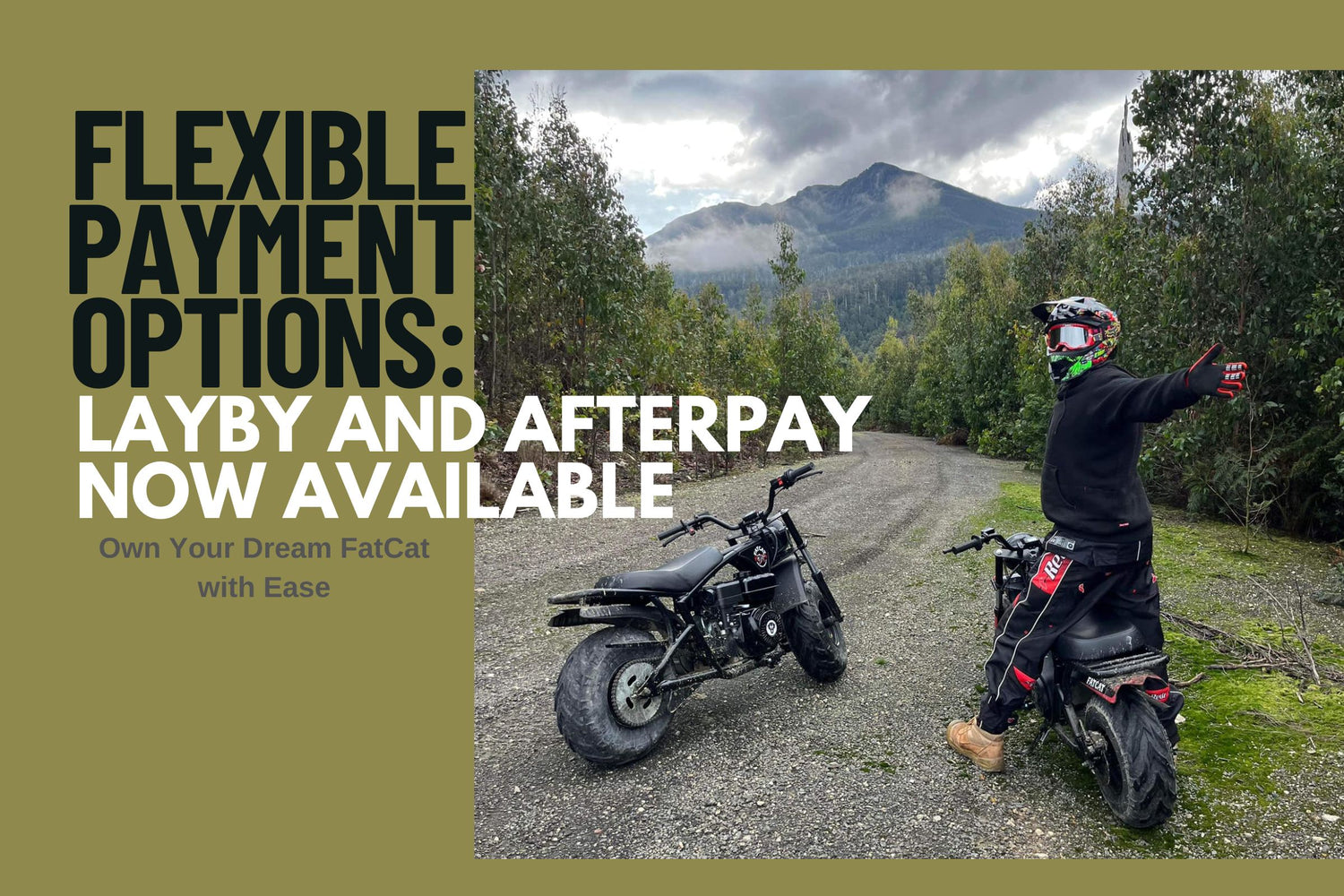 Mini bike off road, motor bikes with fat wheels – FatCat Bikes