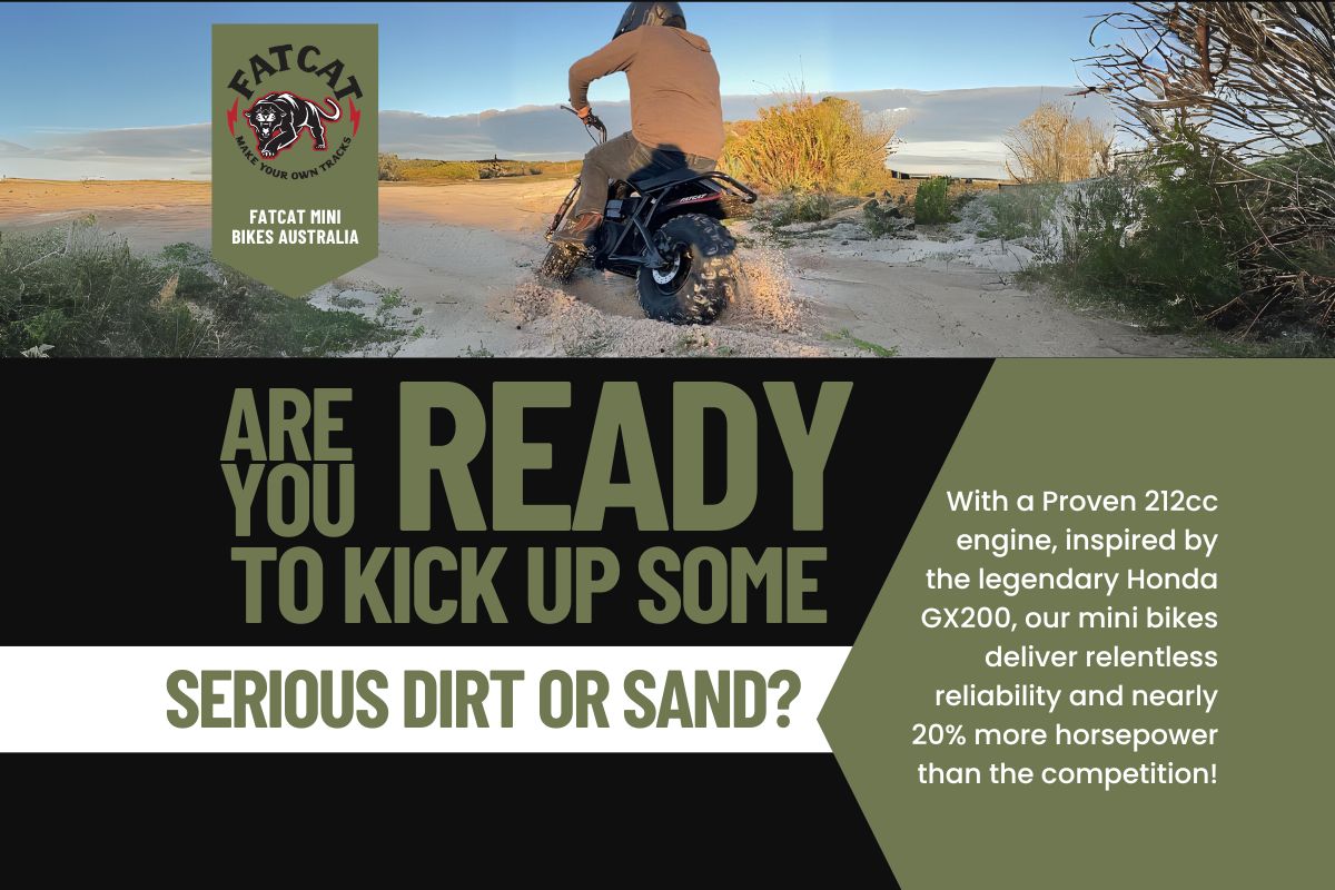 Mini bike off road, motor bikes with fat wheels – FatCat Bikes